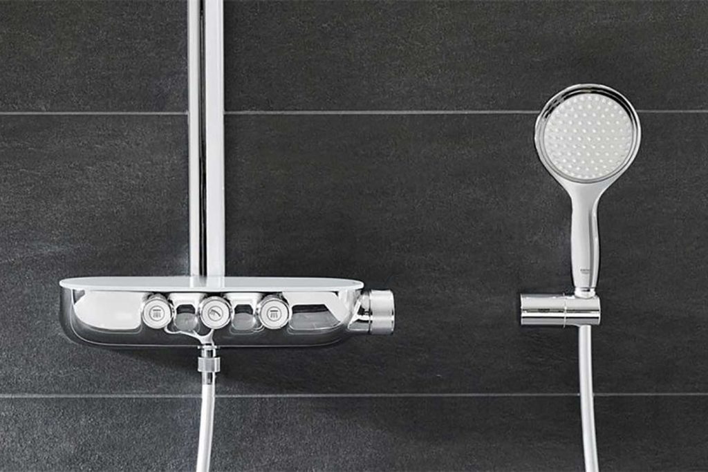 GROHE Rainshower SmartControl Shower system with thermostat for wall ...