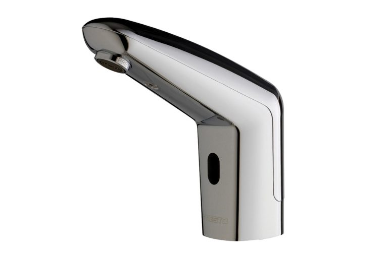 PRESTO SINGLE DECK-MOUNTED TAP VOLTA, Ref. 55060 | Built-in lithium 6 V ...
